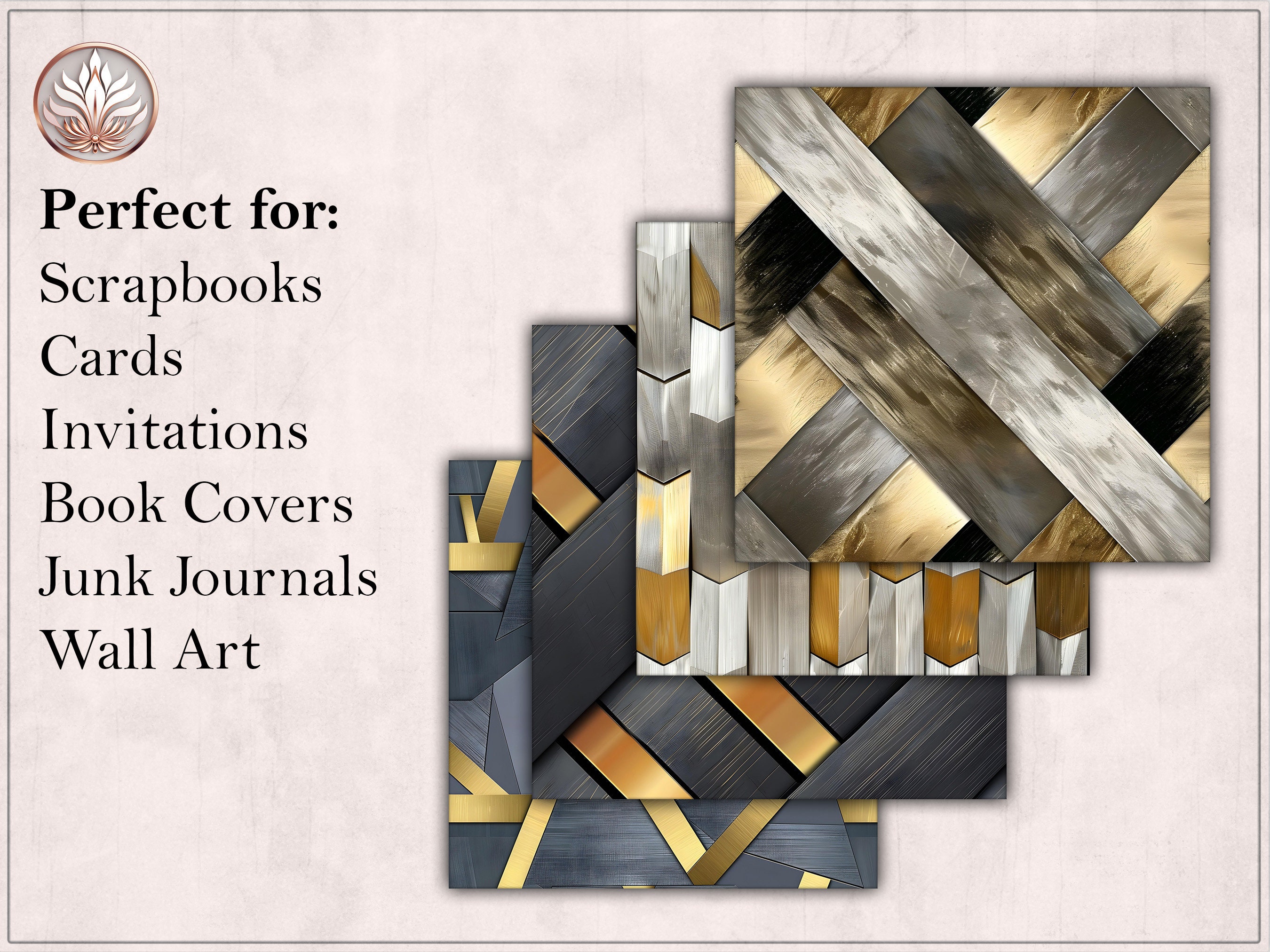 Flat Brushed Metal Texture With Gold, Commercial Use, 300 DPI - Etsy