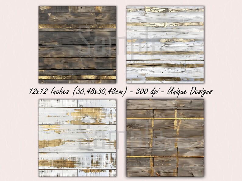 Shiplap Wood With Gold, Commercial Use, 300 DPI - Etsy