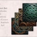 Celtic Knots and Designs Digital Paper Pack, Celtic Art, Commercial Use ...