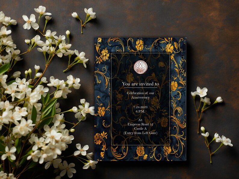 Baroque Digital Designs With Gold, Commercial Use, 300 DPI - Etsy