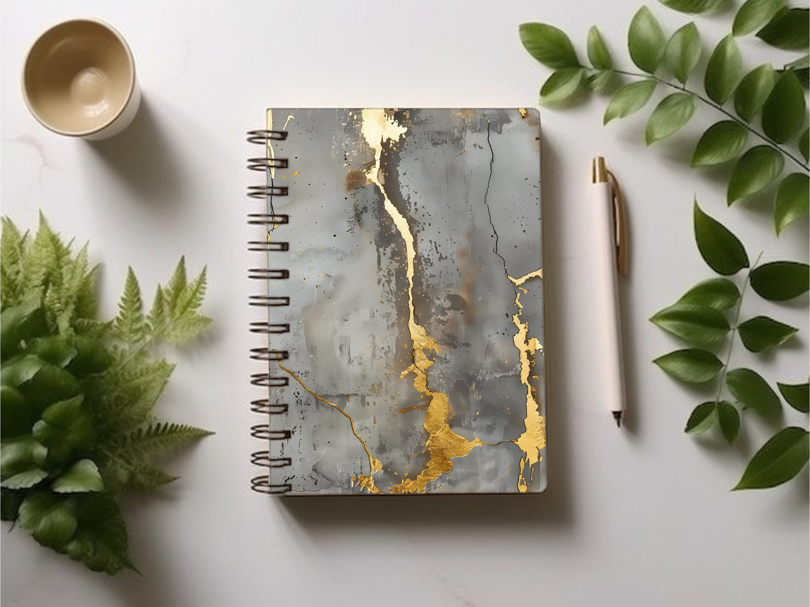 Faux Concrete Texture With Gold, Commercial Use, 300 DPI - Etsy