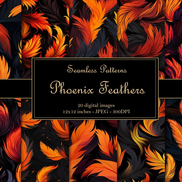 Fiery Feathers - Etsy