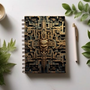 Gold Aztec Art Digital Paper Pack, 12x12 Inch, Ancient Motifs, Mayan ...