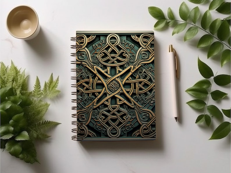 Celtic Knots and Designs Digital Paper Pack, Celtic Art, Commercial Use ...