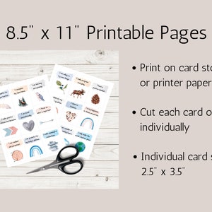 100 Printable Affirmation Cards for Kids Kids Lunchbox Notes ...