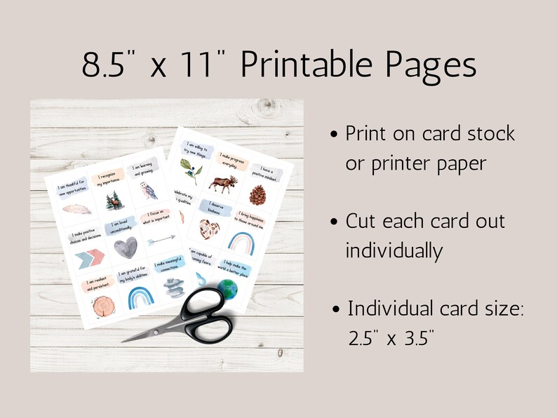 100 Printable Affirmation Cards for Kids Kids Lunchbox Notes ...