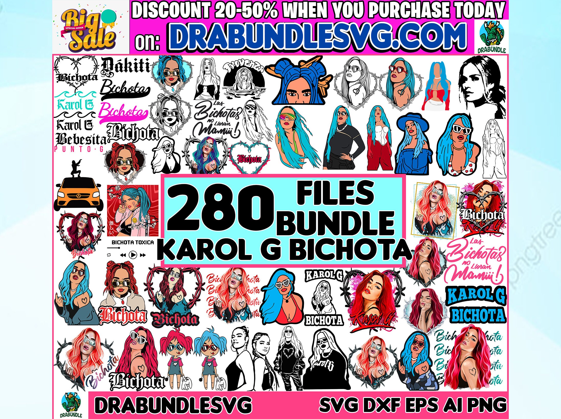 Karol G PNG Bundle Karol G Png Mañana Será Bonito Png Karol - Etsy