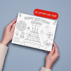 Birthday Coloring Page for Kids - Fun & Creative Birthday Party ...