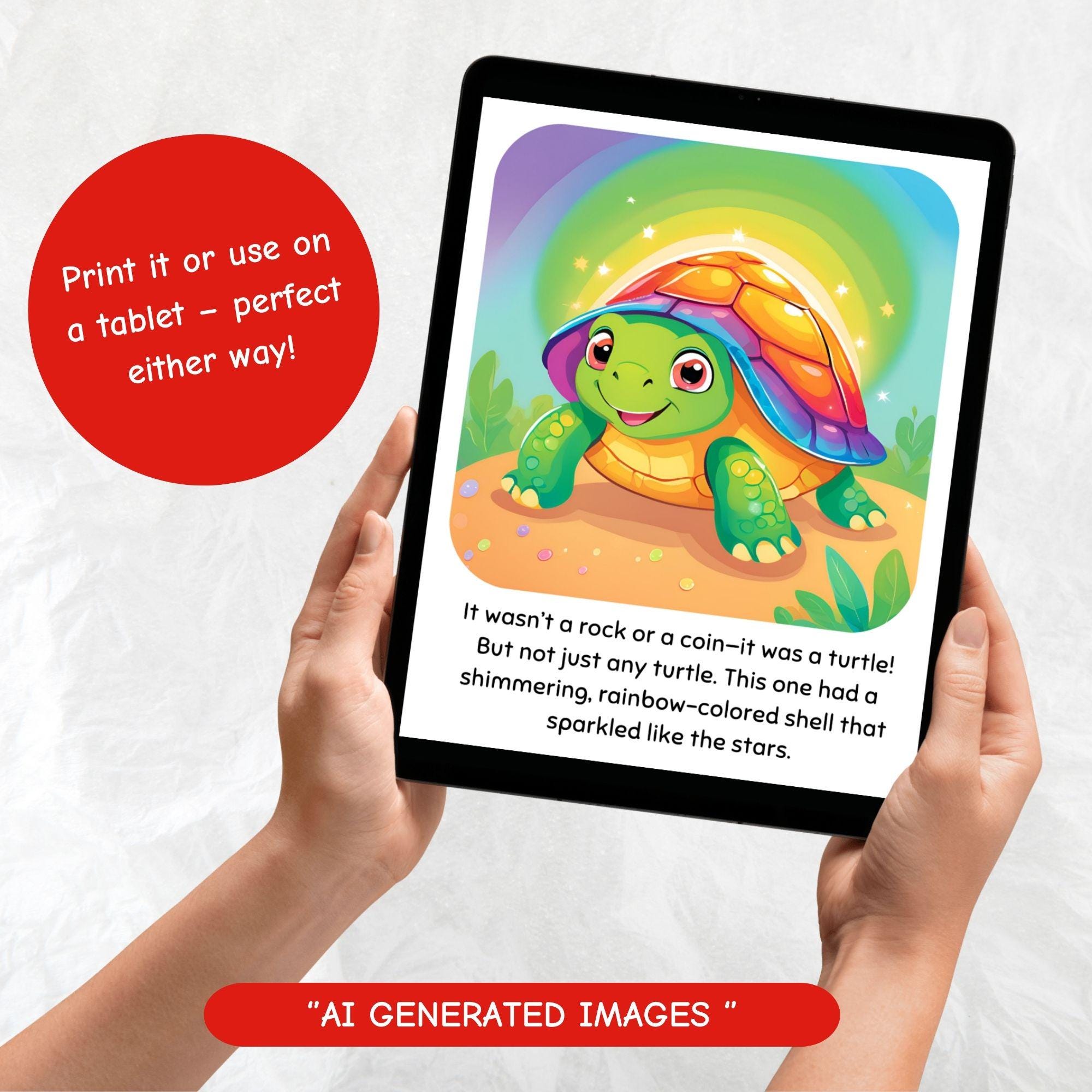 Personalized Kids Storybook Template: Time-travel Turtle (digital ...