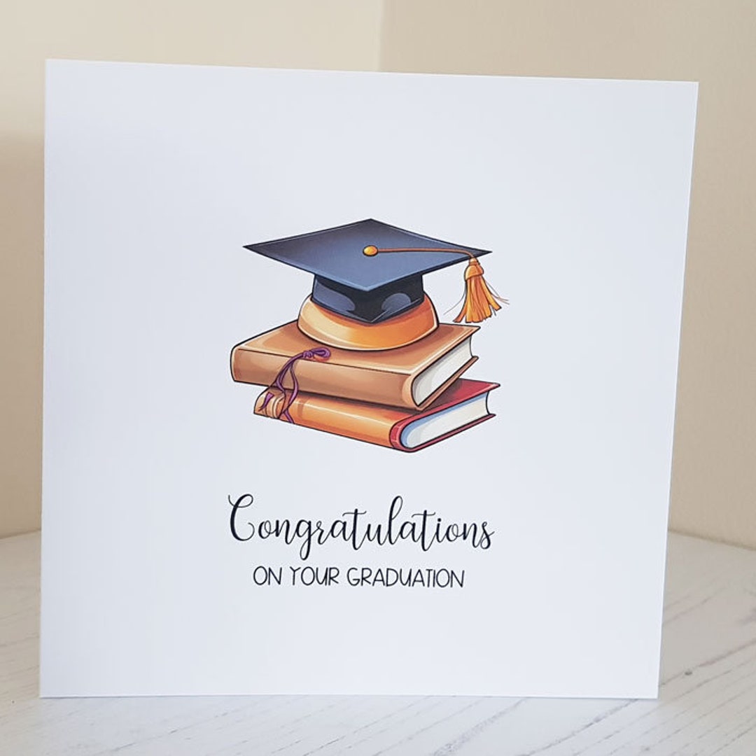 Graduation Card Card, Personalised Card, Any Name Relative Can Be Added ...
