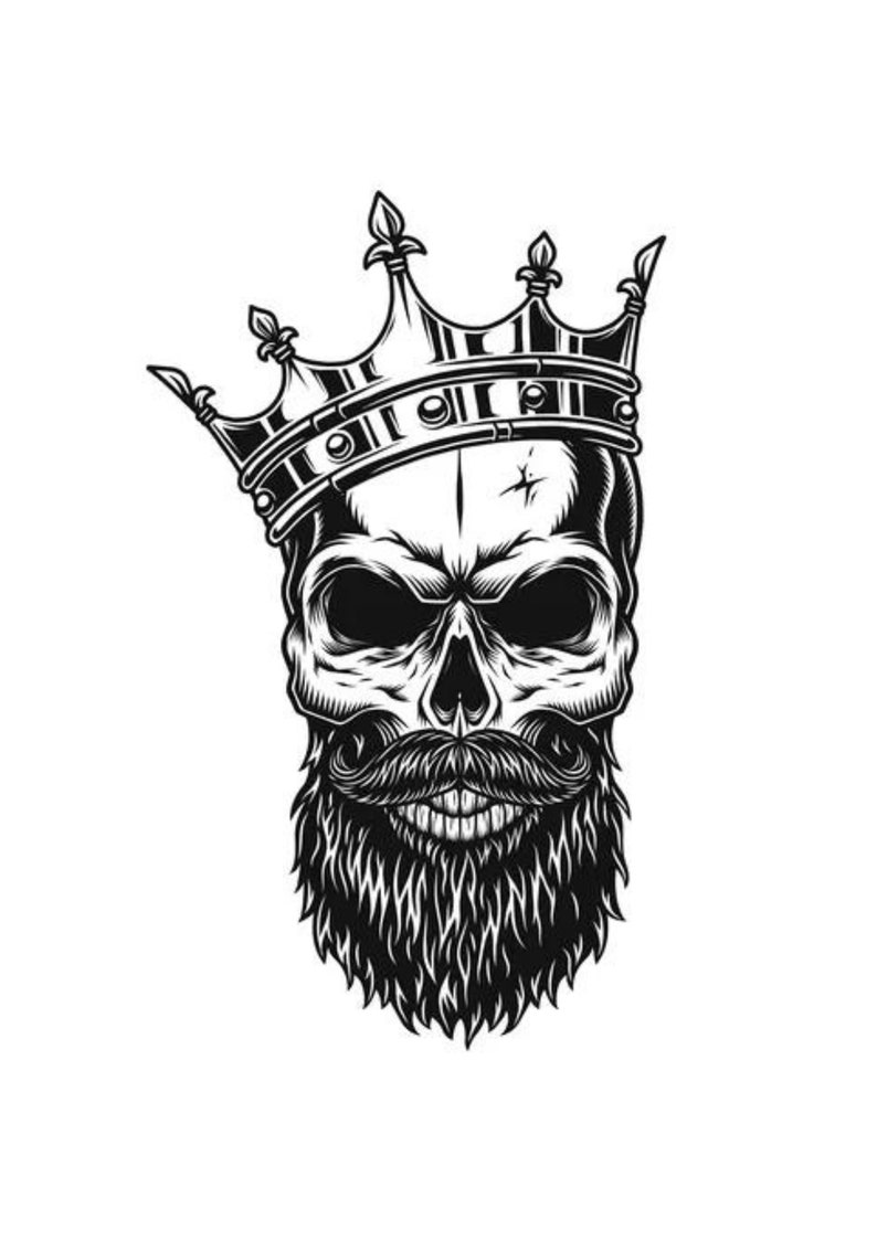 10 SCARY SKULLS Instant Download Png, Svg, Eps, Dxf, Jpg Digital ...