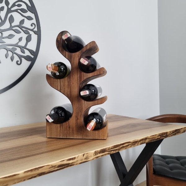 Table Top Wine Rack - Etsy