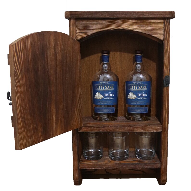 65 Cm Wood Alcohol Cabinet, Vintage Cabinet, Wall Hanging Cabinet ...