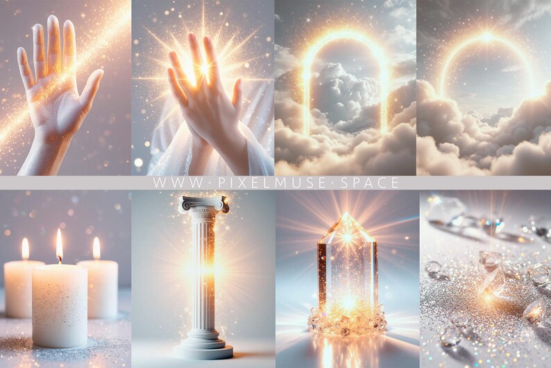 Divine Light Stock Photo Bundle | Angelic Ethereal Lightworker ...