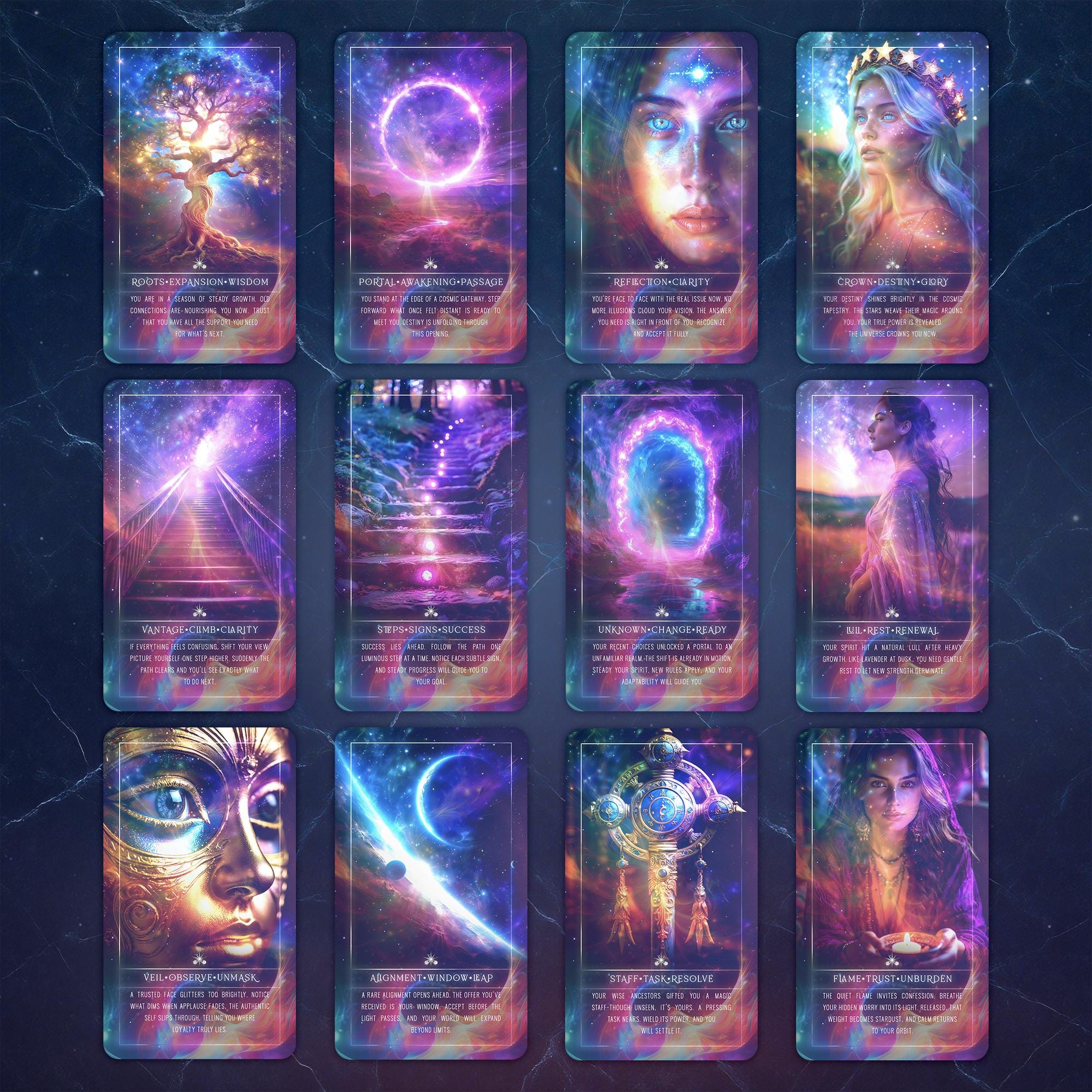 Cosmic Echo ORACLE DECK – Starseed Oracle, Star Ancestors, Spiritual ...