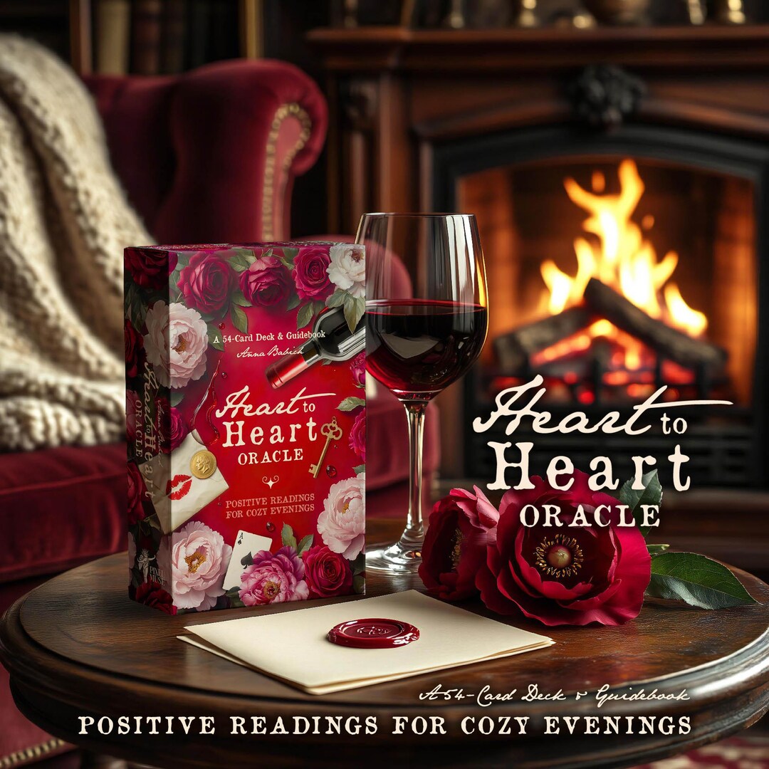 Heart to Heart Oracle 54-card Deck & Guidebook. Cozy and Positive ...