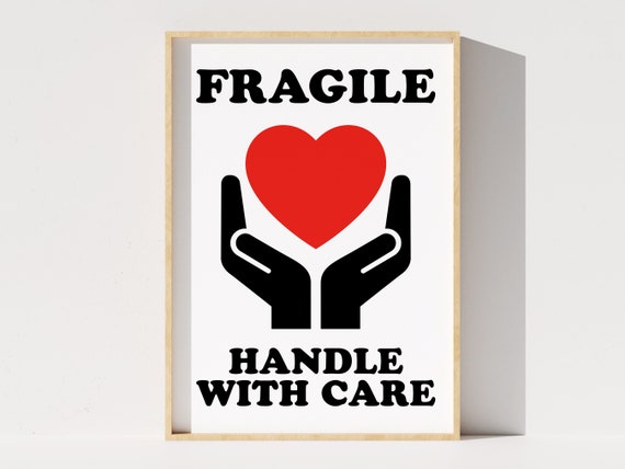 Fragile Handle With Care Sign To Print