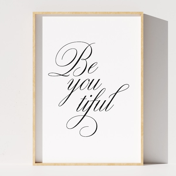 Beyoutiful Wall Art - Etsy