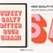 Five Tastes Printable Wall Art, Taste Sensations Digital Print, Basic ...