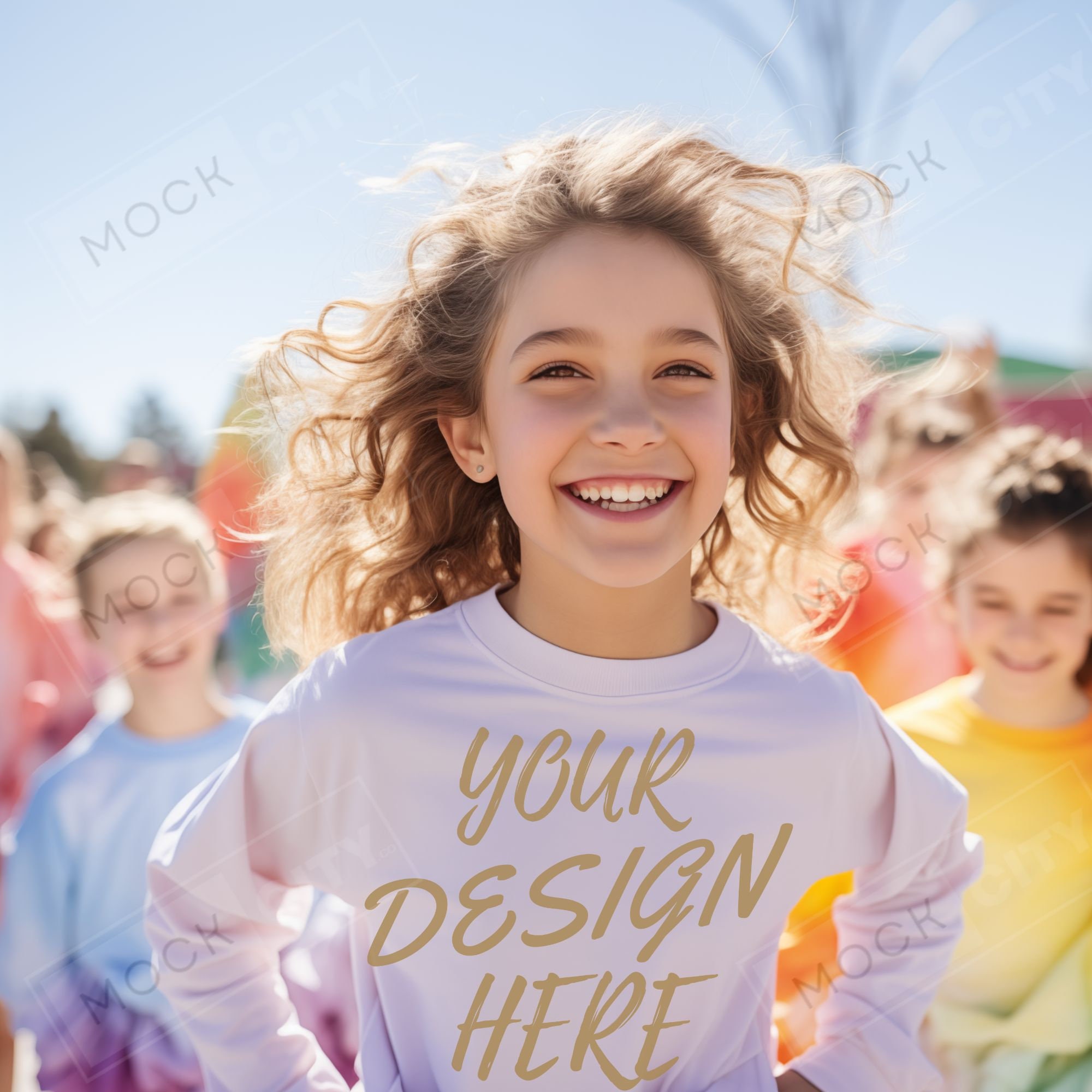 Gildan 18000b Cute Kids Gildan Mockup Gildan 18000b Mock Kids Mockup ...