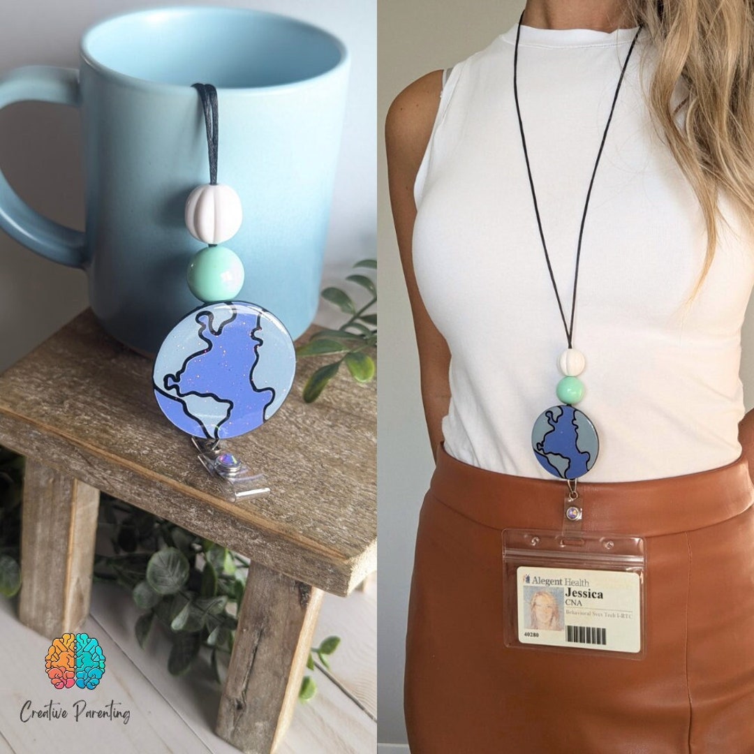 Space-themed Lanyards Matching Classroom Decor, Solar System, Galaxy ...