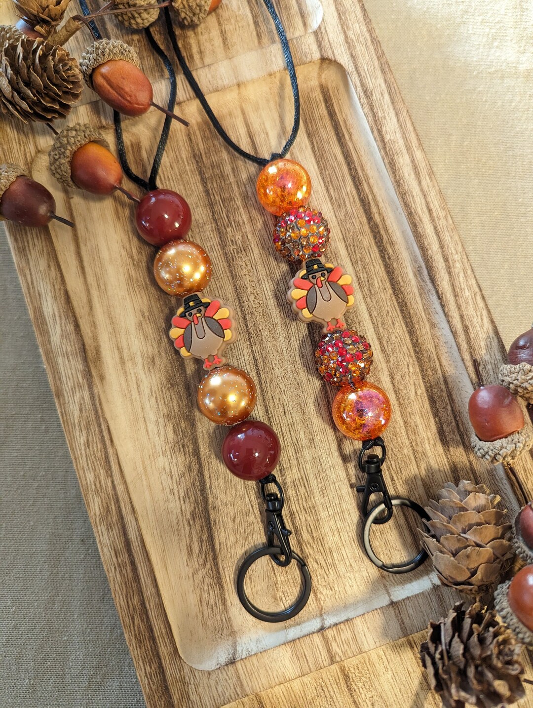 Thanksgiving Turkey Lanyards | Fall Teacher Lanyards | Teacher Lanyards ...