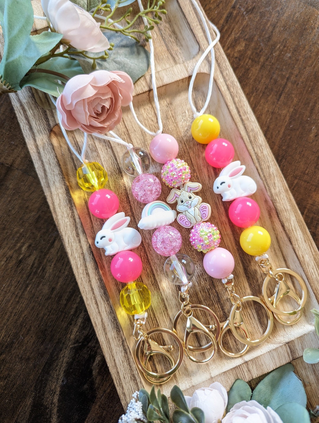 Easter Lanyard | Spring Lanyard - Etsy