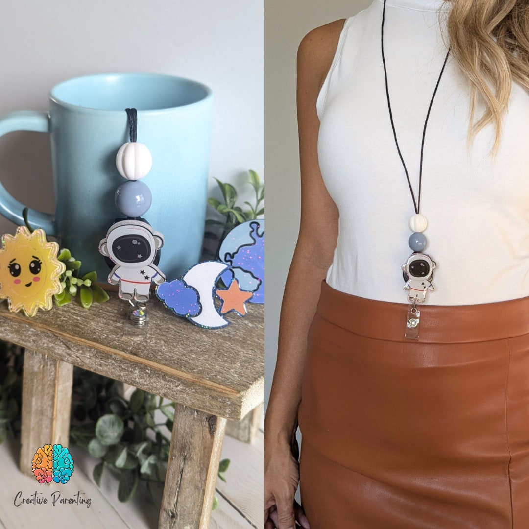 Space-themed Lanyards Matching Classroom Decor, Solar System, Galaxy ...