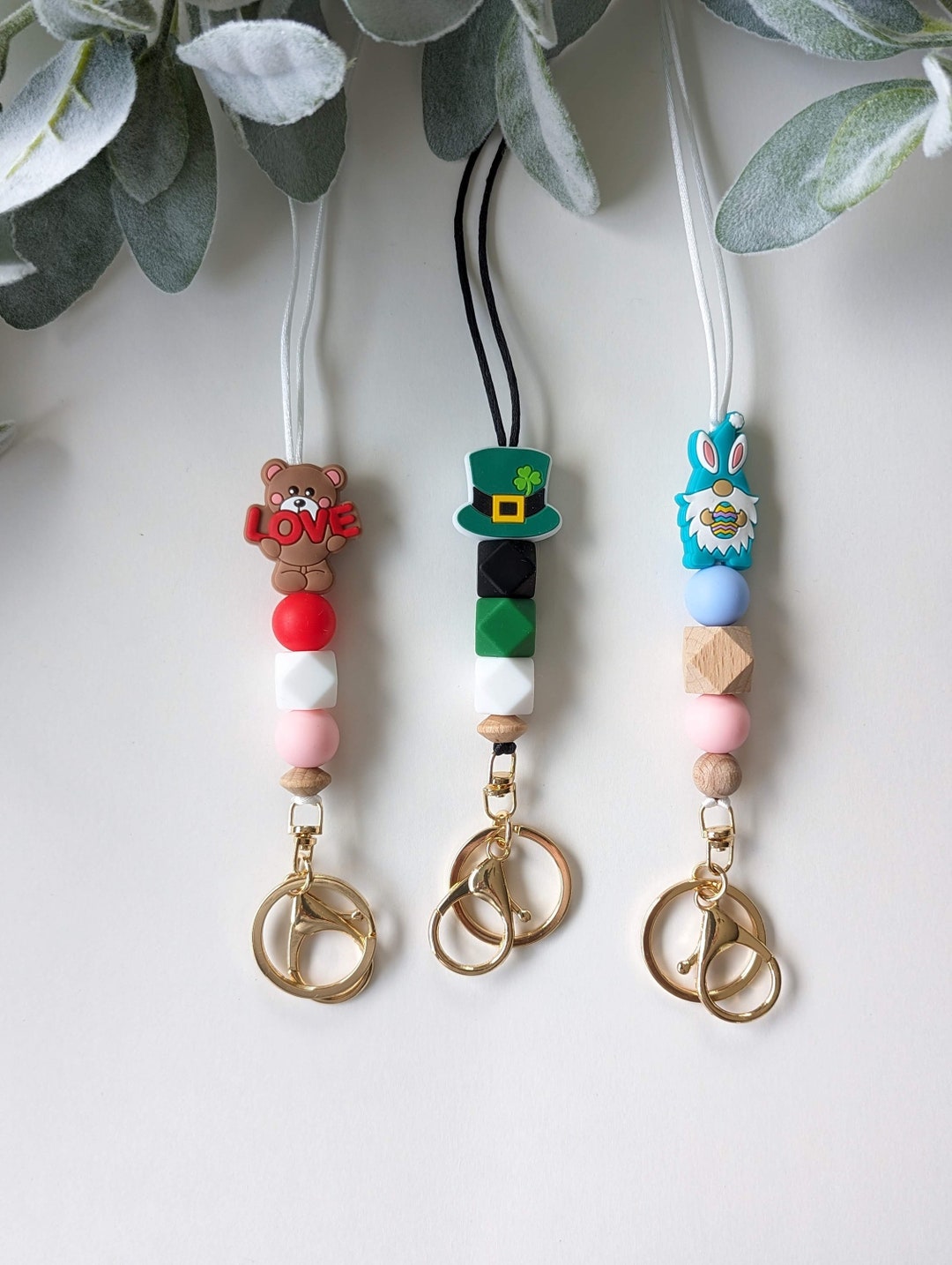 Spring Lanyards Valentine's Day Lanyard St. Patrick's Day Lanyard ...