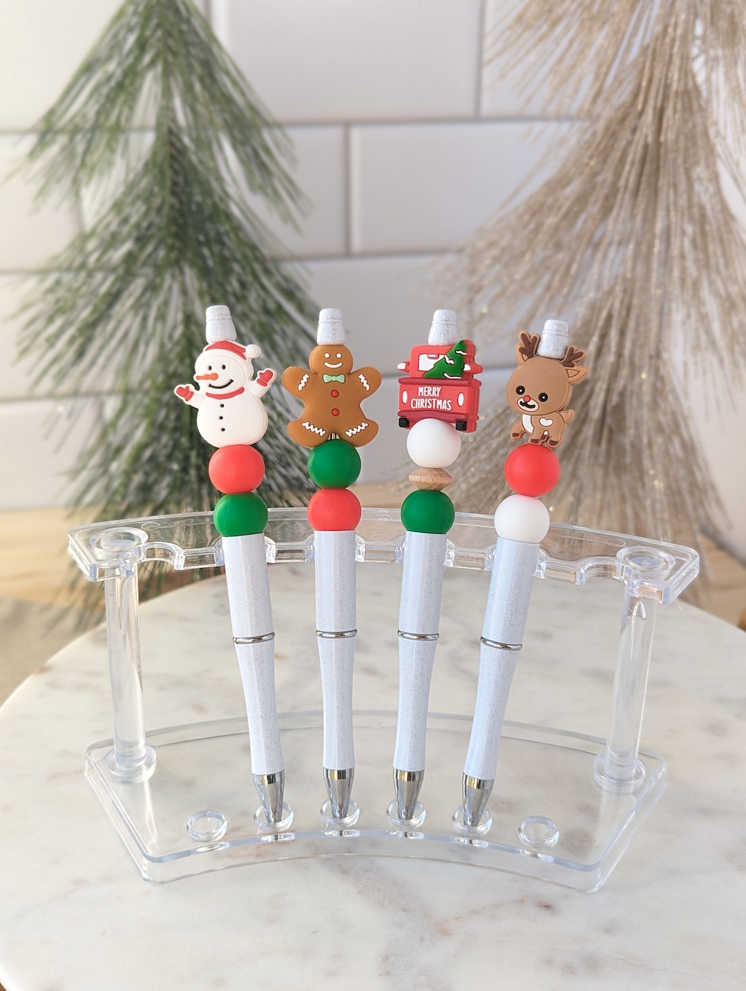Christmas Pens, Ballpoint Pens, Beadable Pens - Etsy