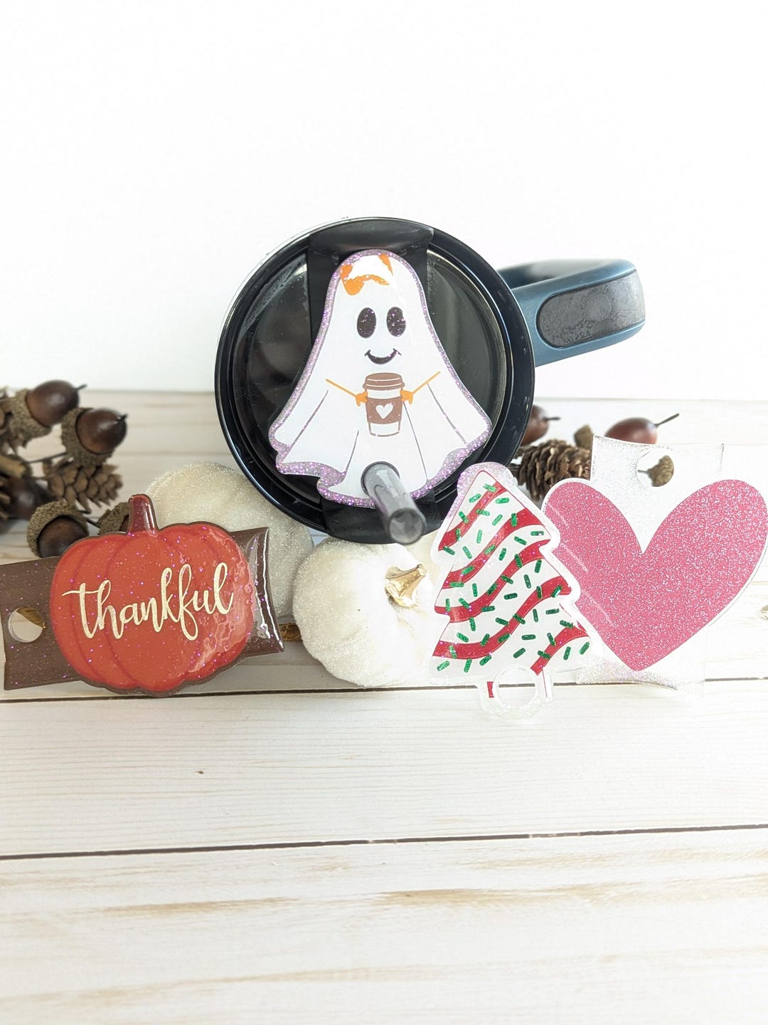 Set of 4 Holiday Stanley Toppers - Etsy