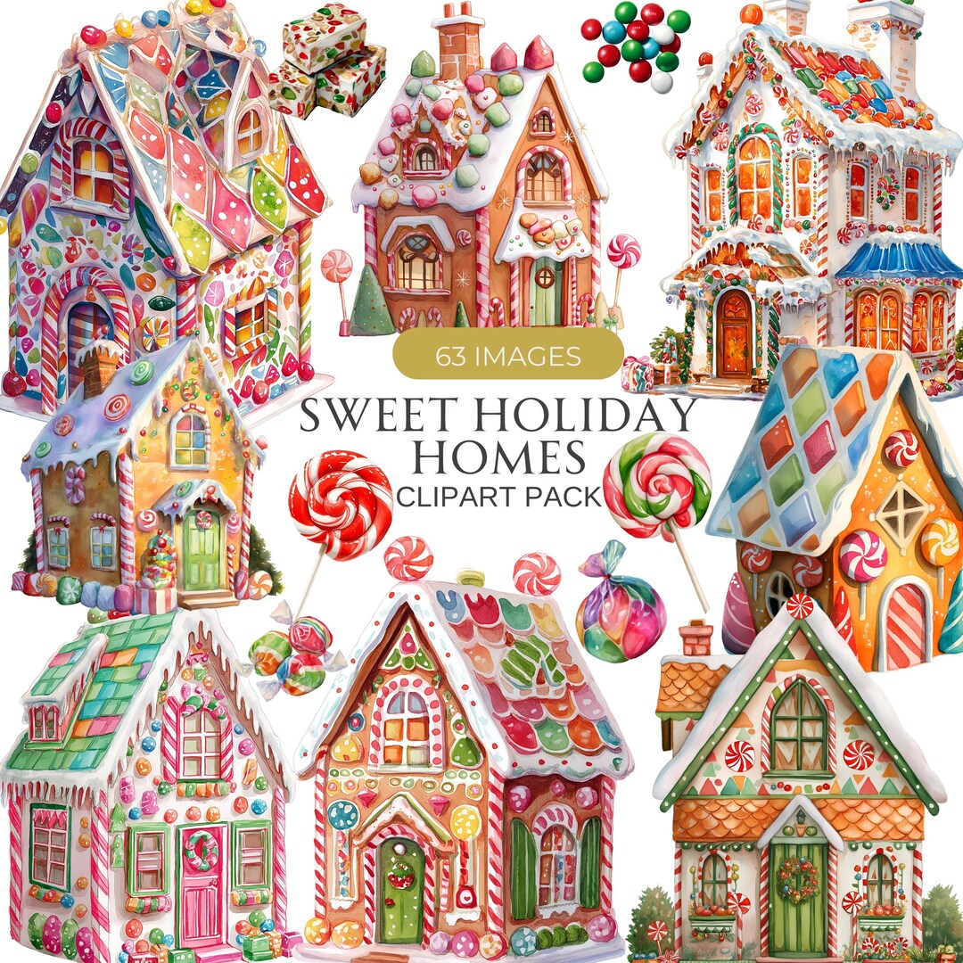 Candy House Clipart Cute Candy House PNG Candy Land House PNG ...