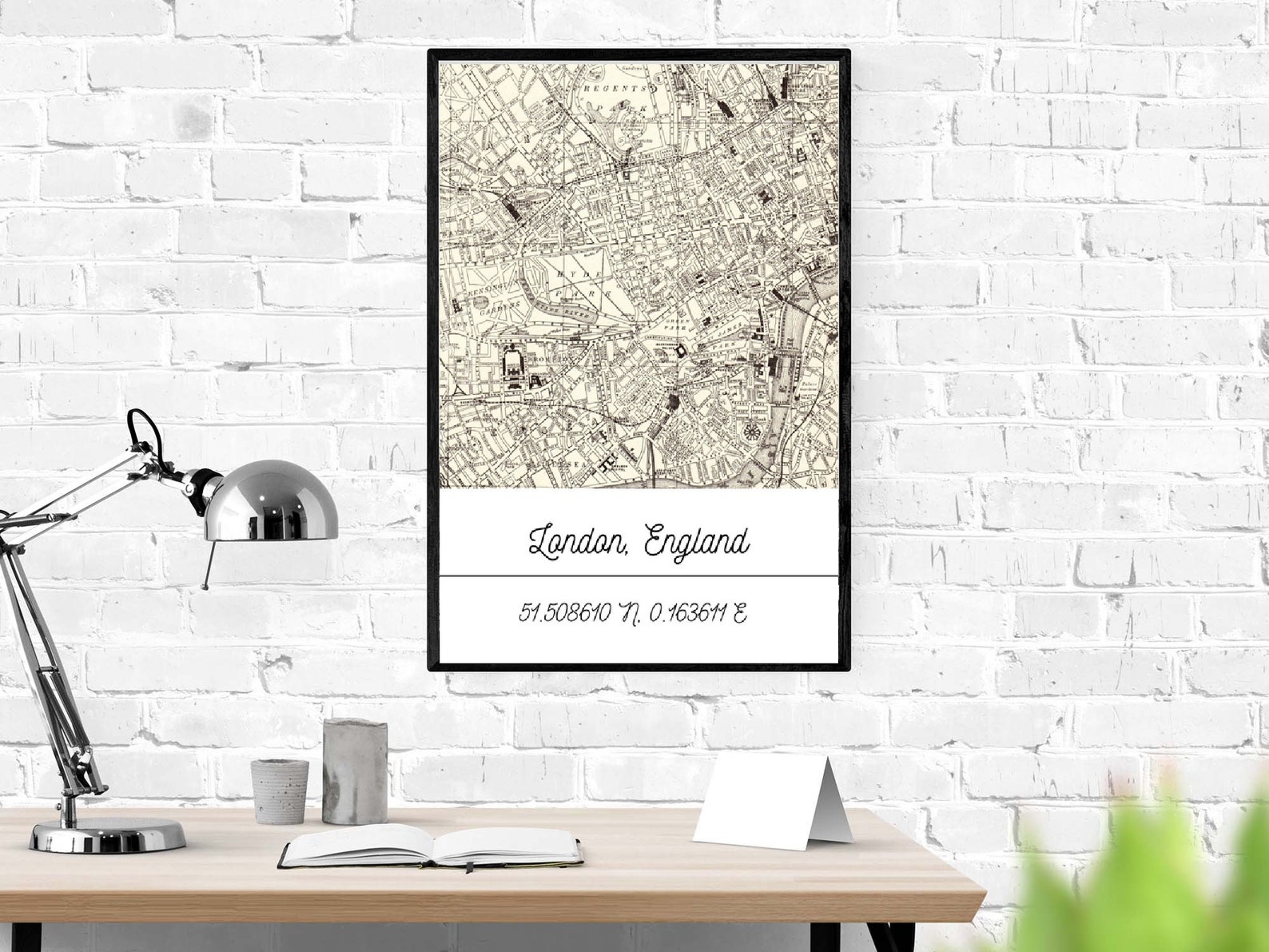 1920's London, England Vintage City Map - Digital Download London Map ...