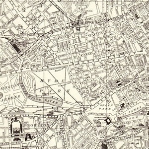 1920's London, England Vintage City Map - Digital Download London Map ...