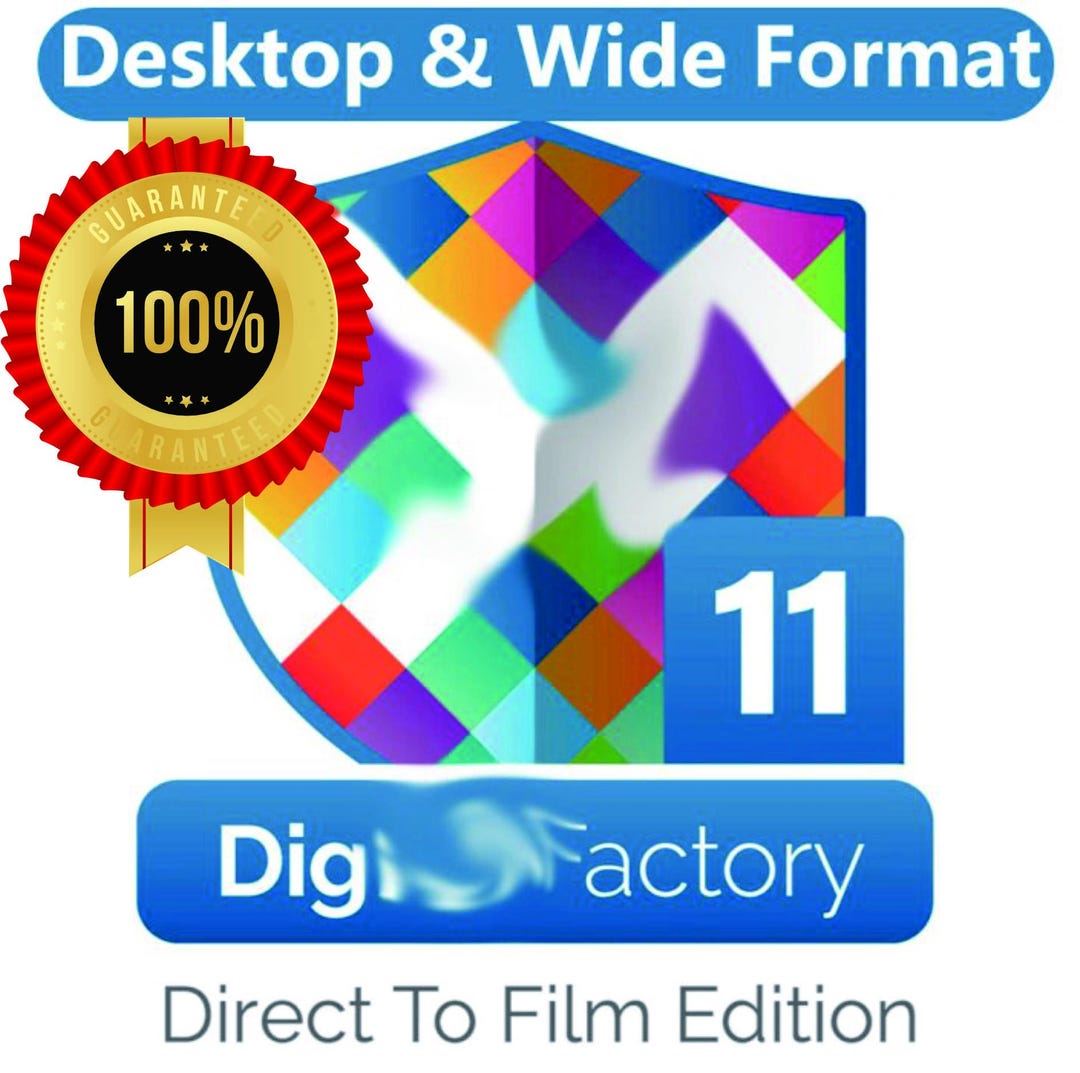 Cadlink Digital Factory 11.0 Dtf Edition - Direct to Film Printing Include Mega Bundle 150gb - Etsy