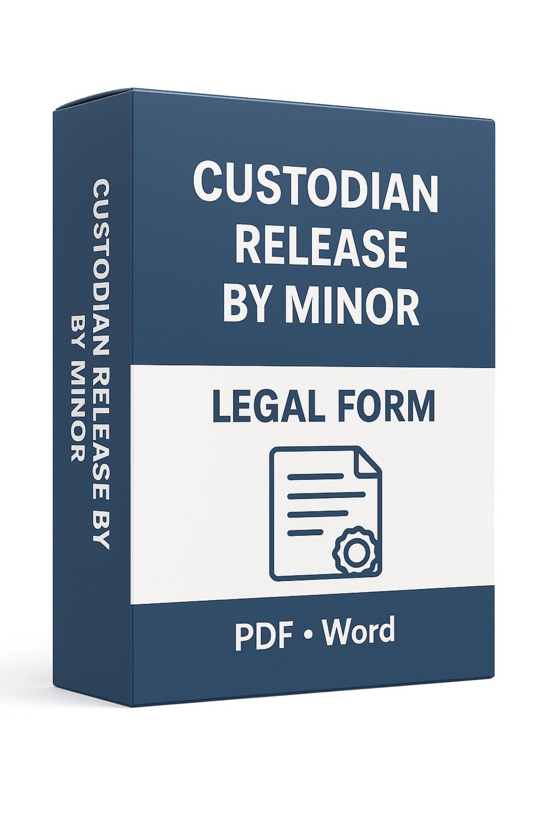 Custodian, Release by Minor Template: Editable Legal Form (PDF & Word ...