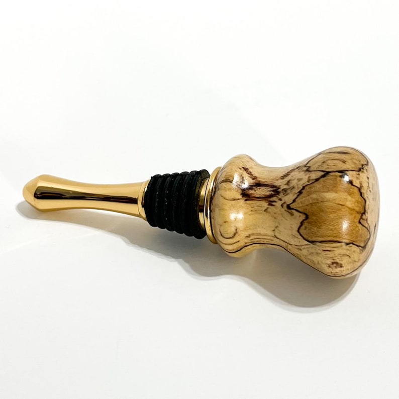 Handturned Wood Bottle Stopper - Etsy