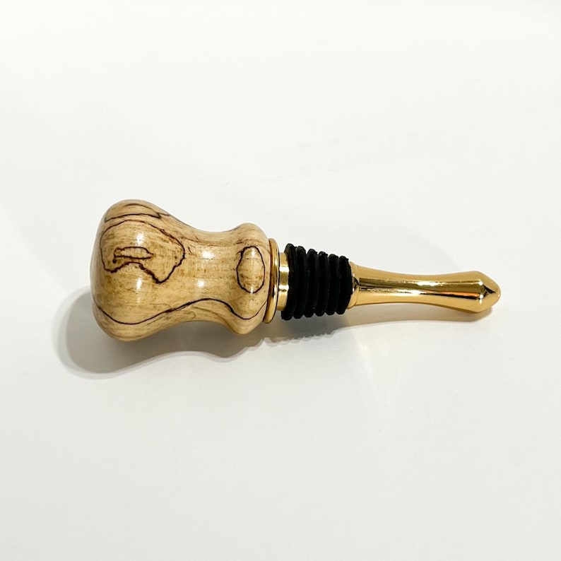 Handturned Wood Bottle Stopper - Etsy