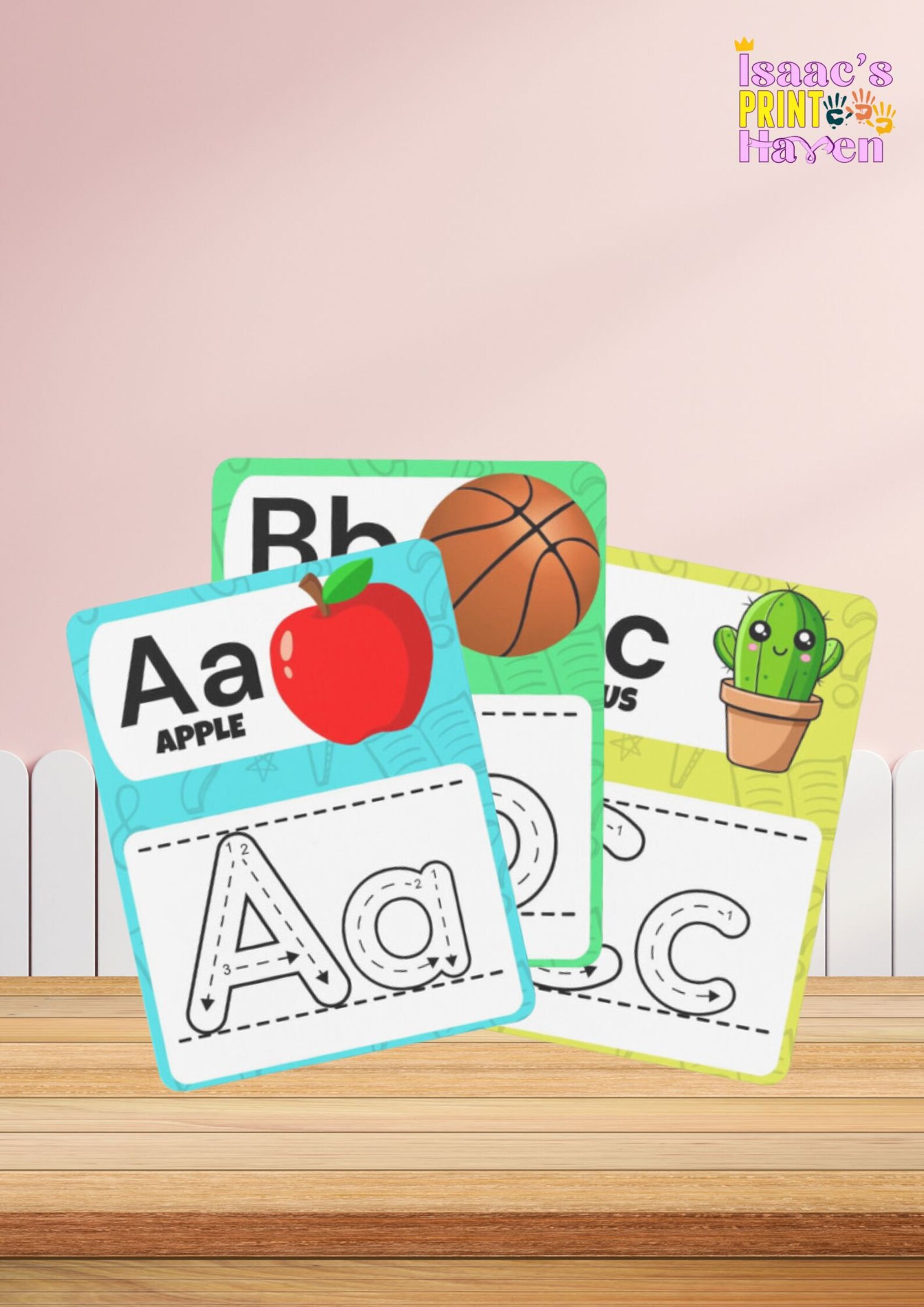 Alphabet Bold Letters Tracing Cards - Printable Uppercase and Lowercase ...
