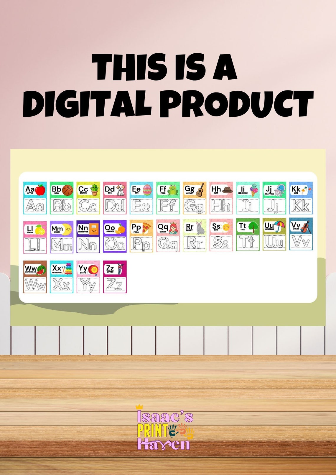 Alphabet Bold Letters Tracing Cards - Printable Uppercase and Lowercase ...