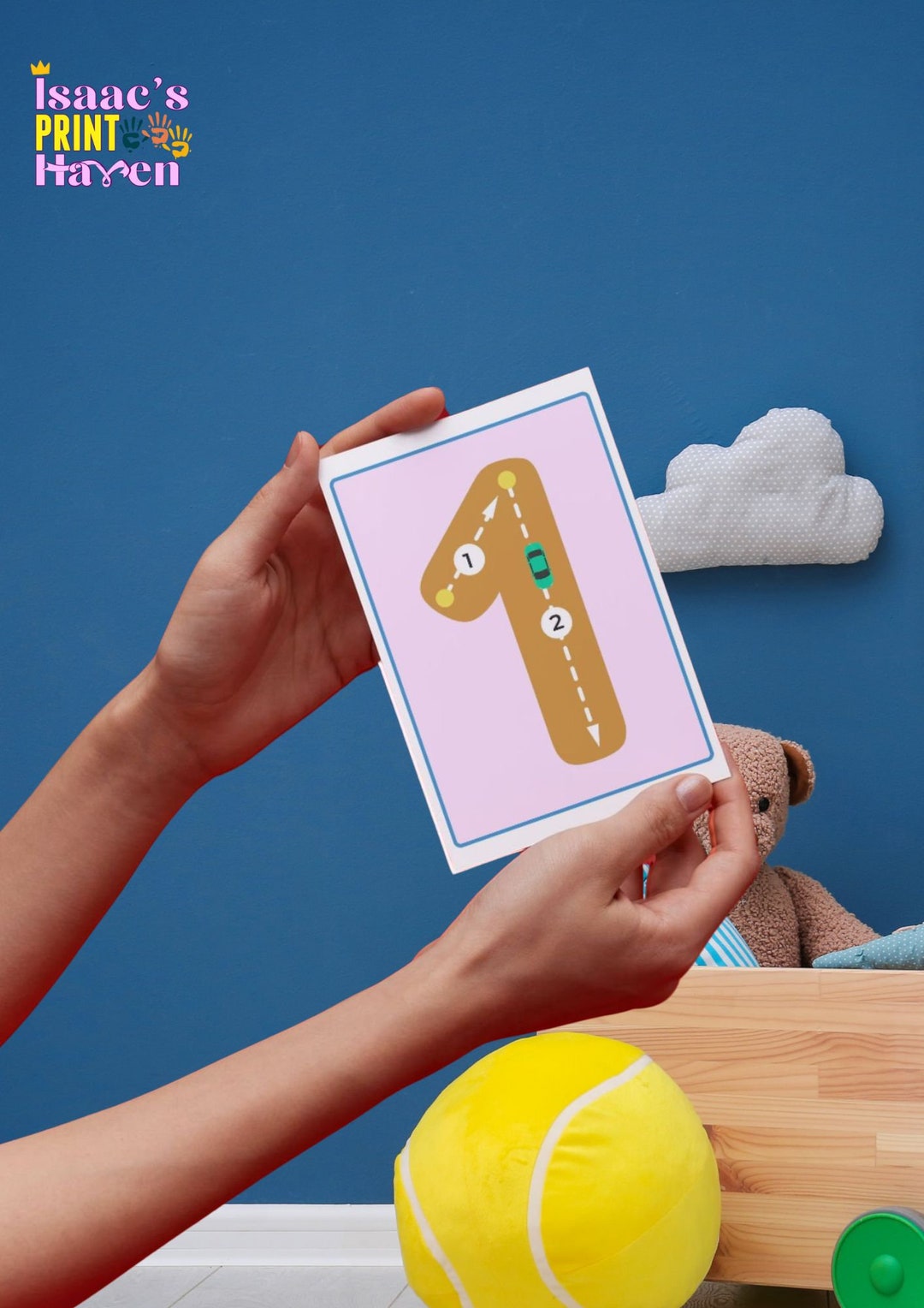 Fun Cars Number Tracing Flashcards - Printable - Learn Counting ...