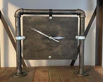 Industrial Wall Clock, Modern Design Minimalist Clock for Wall Metal ...