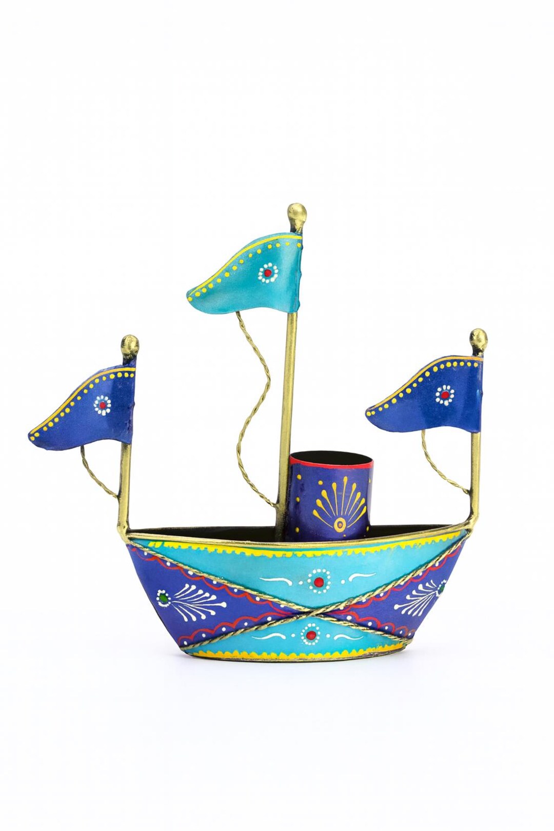 Handmade Metal Ship Pen Holder | Metal Showpiece - Etsy