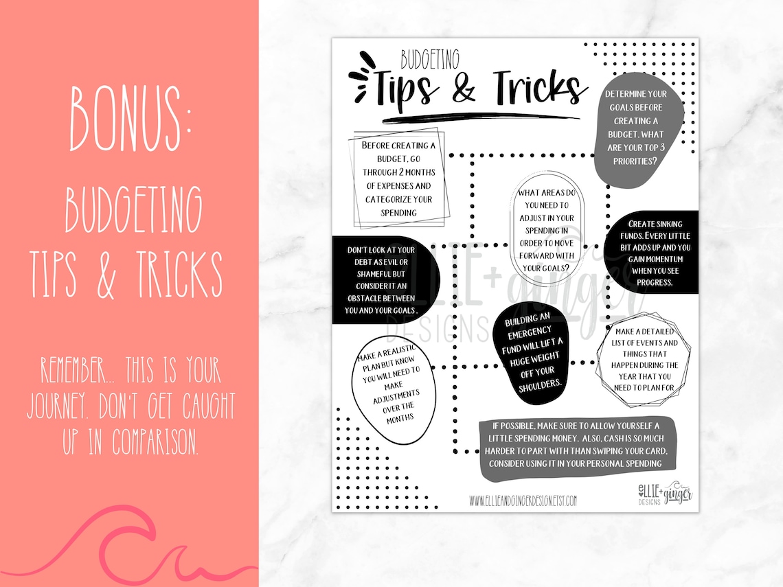 Big Budget Bundle | Full Budget Worksheets | Mom Budget | Financial ...