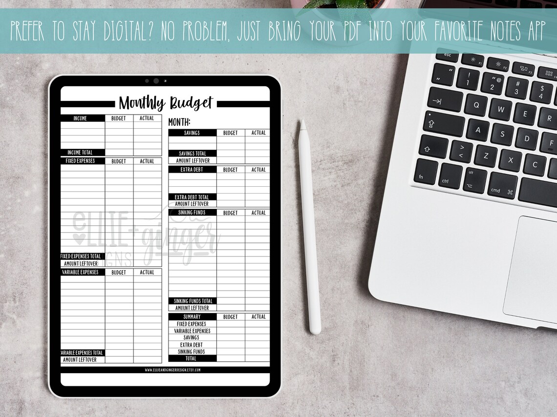 Big Budget Bundle | Full Budget Worksheets | Mom Budget | Financial ...