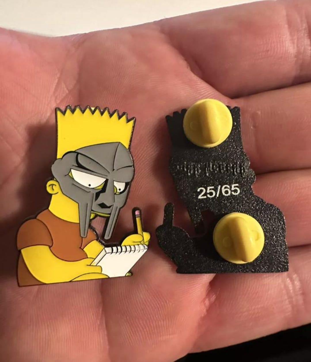 MF Doom Bart Simpson Enamel Pin - Etsy
