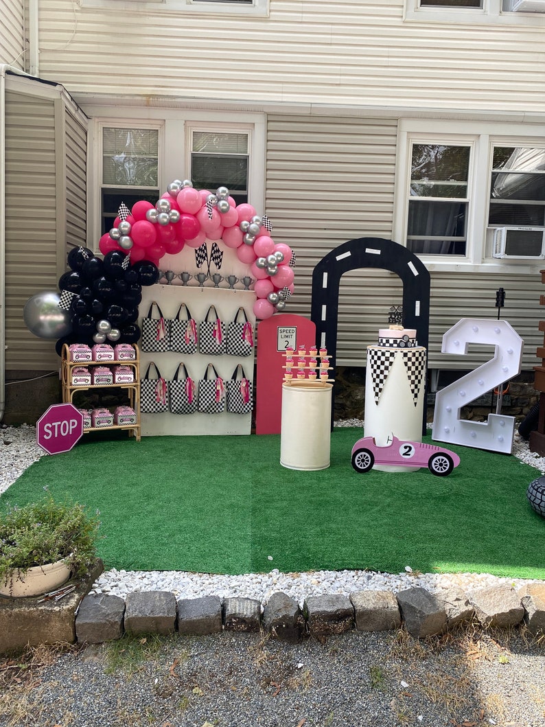 Two Fast 2 Curious , Car Theme ,two Fast Birthday , Pink , - Etsy