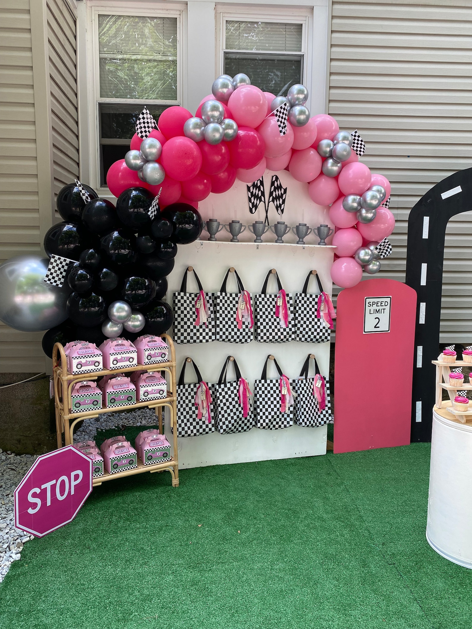 Two Fast 2 Curious , Car Theme ,two Fast Birthday , Pink , - Etsy