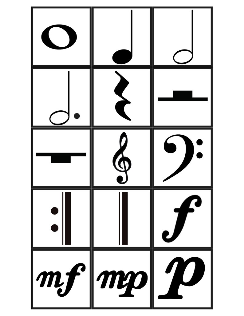 Musical Scavenger Hunt Digital Download Printable Piano Game - Etsy