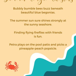 Summer Tongue Twisters - Etsy